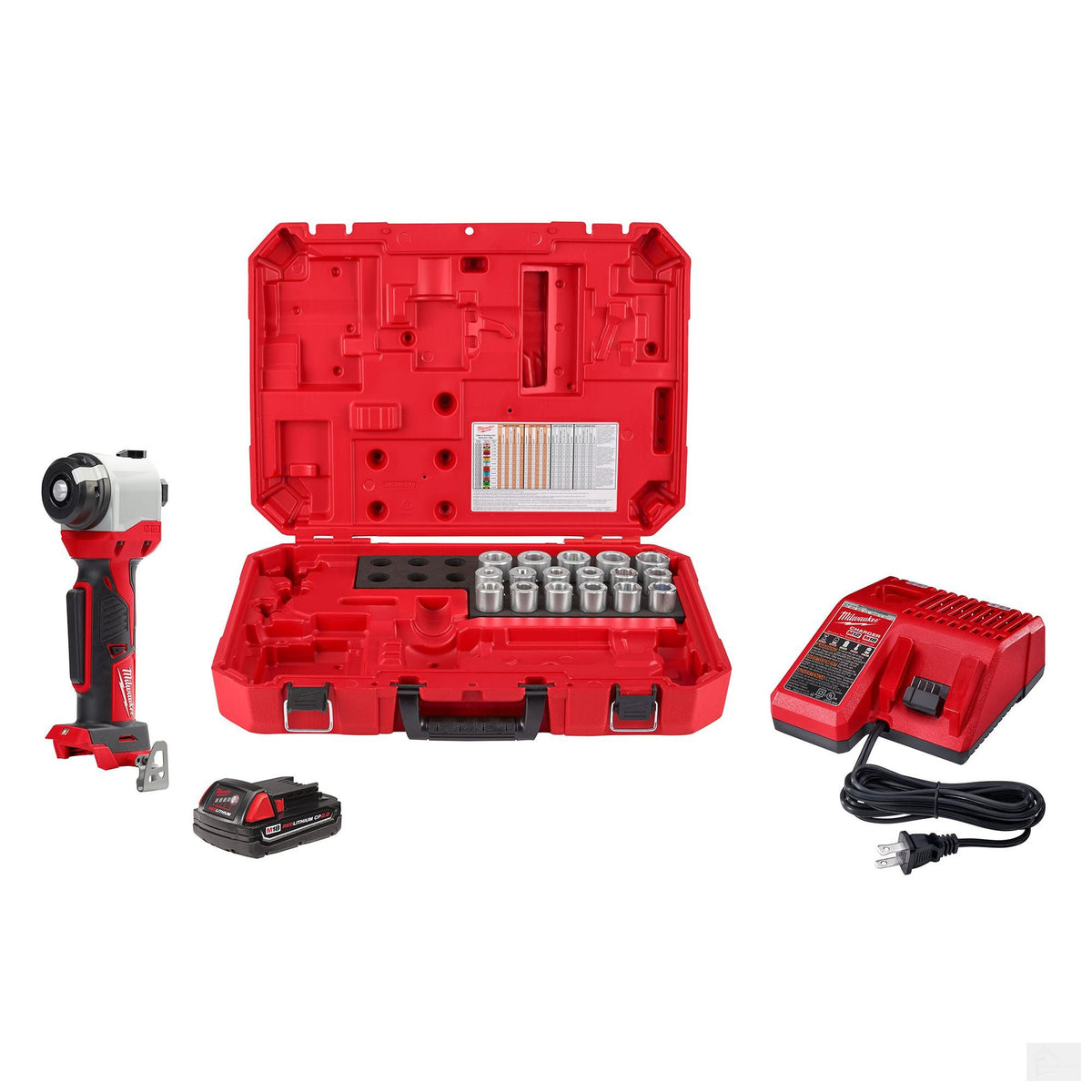 Milwaukee M18™ Cable Stripper Kit with 17 Cu THHN / XHHW Bushings (293 ...