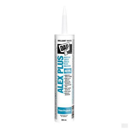 Dap Alex Plus acrylic latex caulking with silicone (50819) — Adam Tools ...