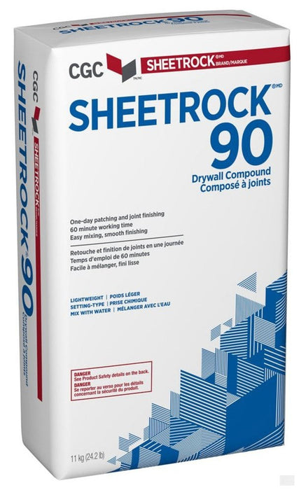 CGC Pro-Set Sheetrock 90 Drywall Compound 11 kg — Adam Tools