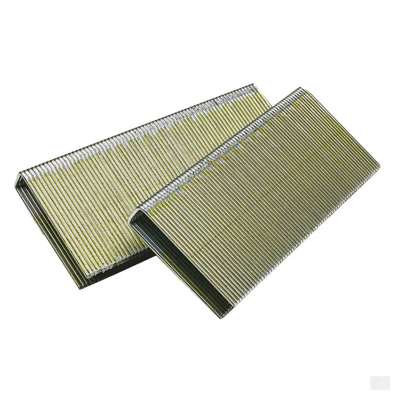 SUNRISE 1-1/2 in. x 7/16 in. Crown N17 Series Yellow Varnish Staples ...